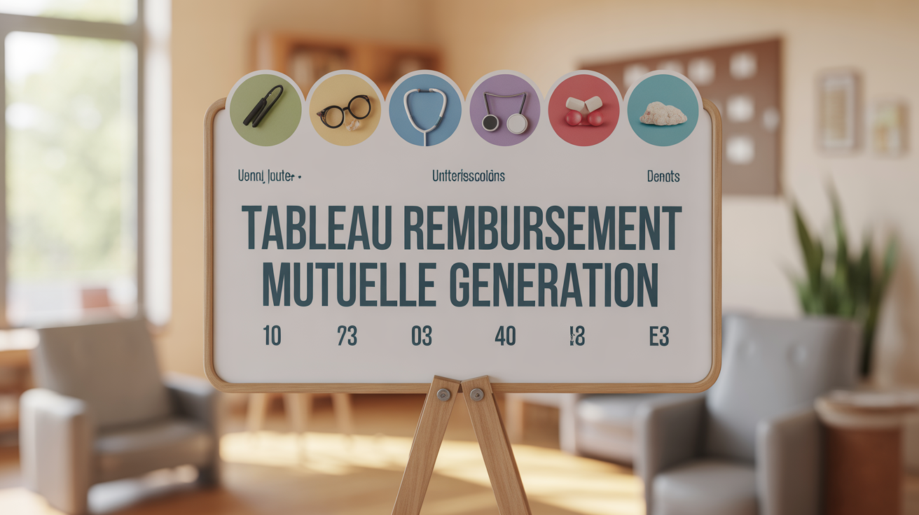 Tableau remboursement mutuelle 2024 : capte l'essentiel en un clin d’œil